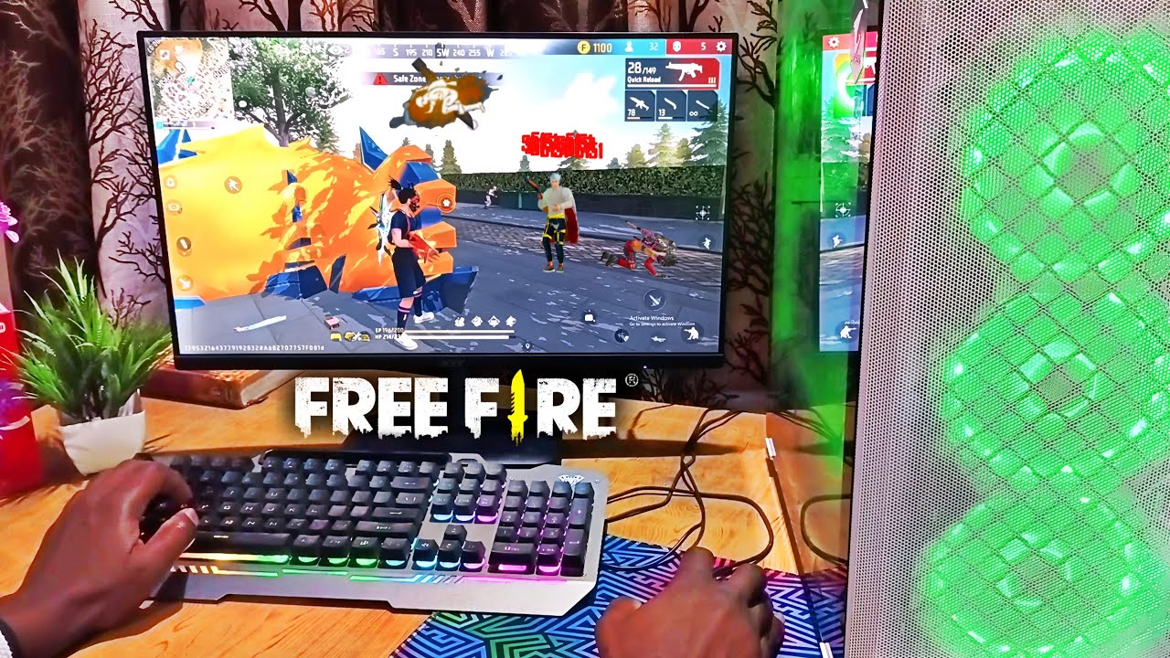 Full Map👻 Grandmaster Lobby Free Fire Pc Handcam 🖥️ GamePlay Solo vs ...