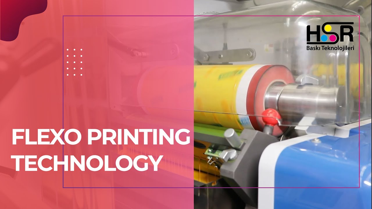 Flexo Printing Technology I Adhesive Labels - YouTube
