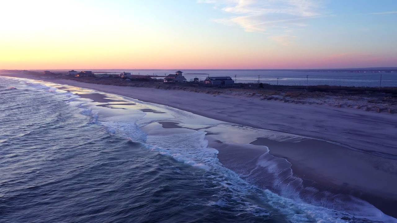 Winter on the Beaches of the Hamptons - YouTube