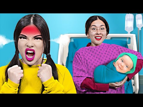 Big Sister VS Younger Sister! How To Survive a New Sister  | If My Mom Was Pregnant By Crafty Hacks