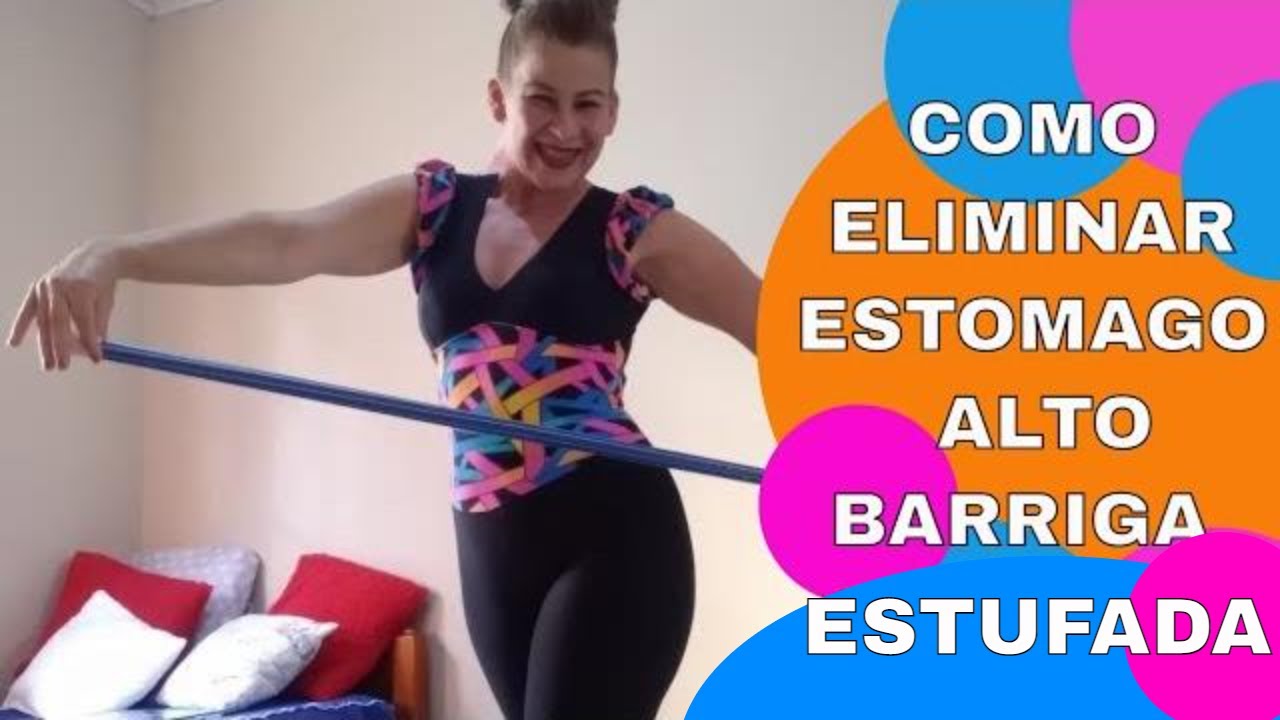 COMO ELIMINAR ESTÔMAGO ALTO BARRIGA ESTUFADA. . treino pra perder ...