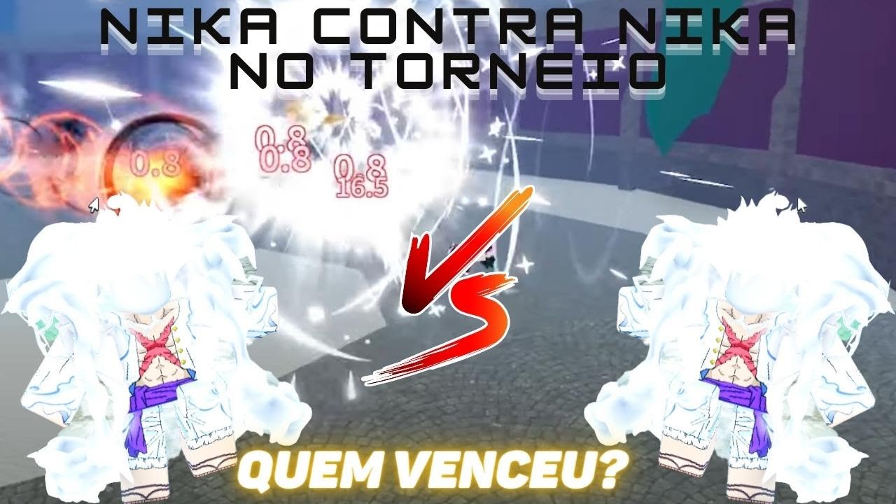 [FRUIT BATTLEGROUNDS ROBLOX] TORNEIO NIKA/GEAR 5 VS NIKA - YouTube