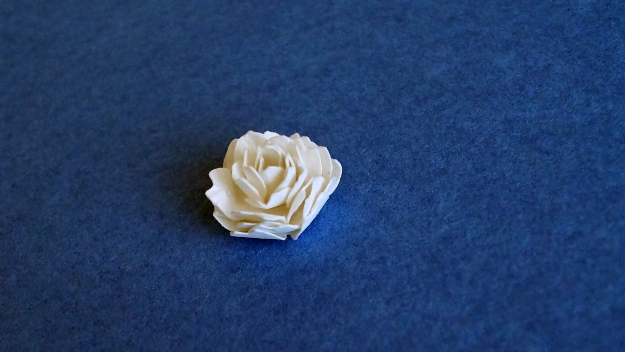 Make a Beautiful Tiny Paper Flower - DIY Crafts - Guidecentral - YouTube