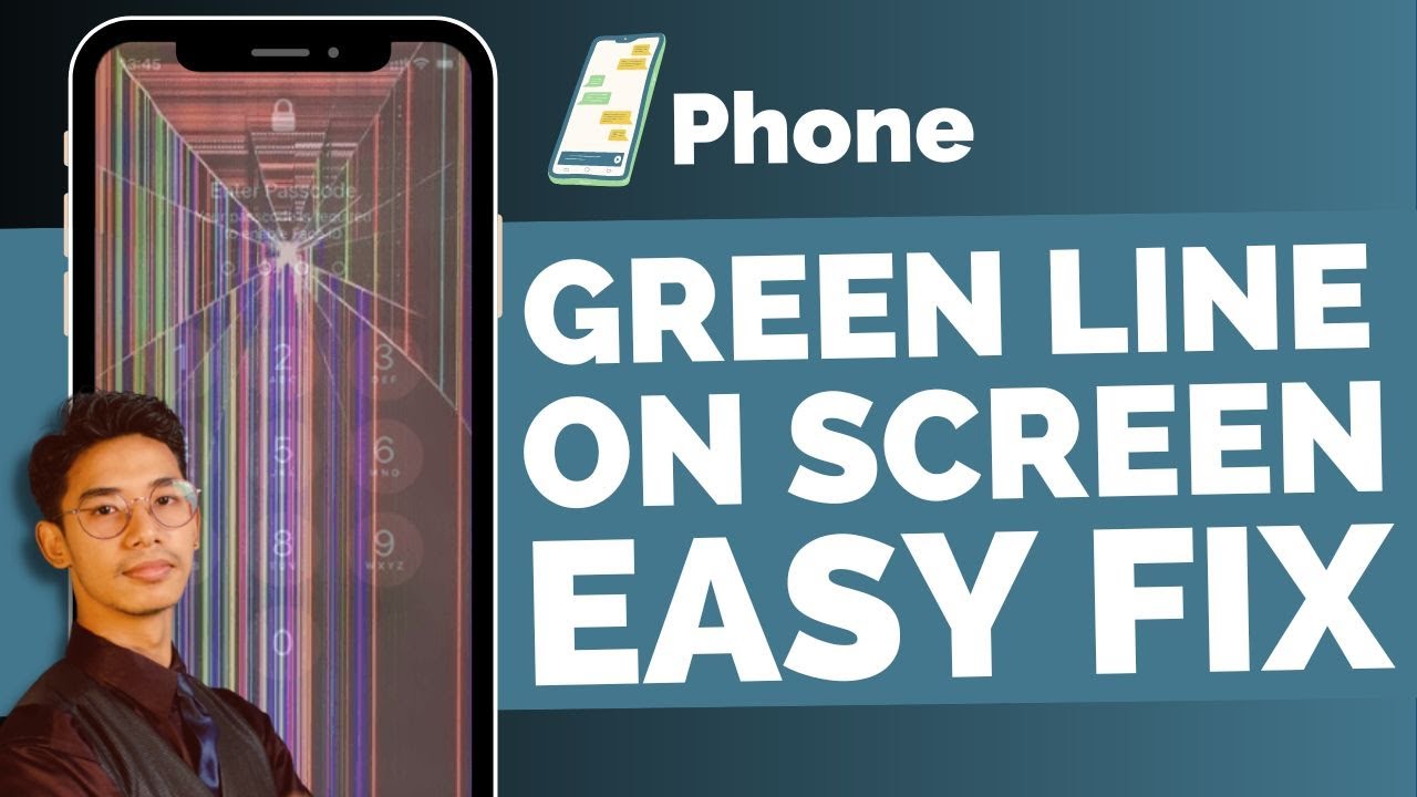 Green Line On Phone Screen ! - YouTube