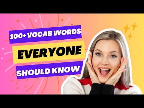 100 daily use words | basic English words | Improve your vocabulary ...