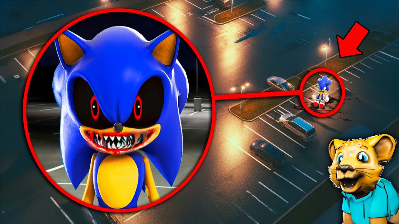 Drone catches SONIC outside my house... (Garry's Mod Sandbox) - YouTube