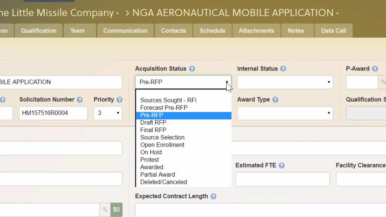 Importing Opportunities from GovWin into OneTeam | Government ...