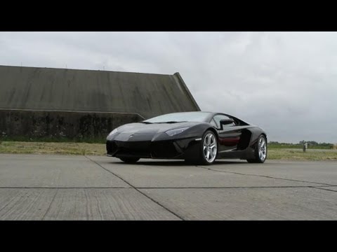 Lamborghini Aventador vs. F16 Fighting (1080p HD video)
