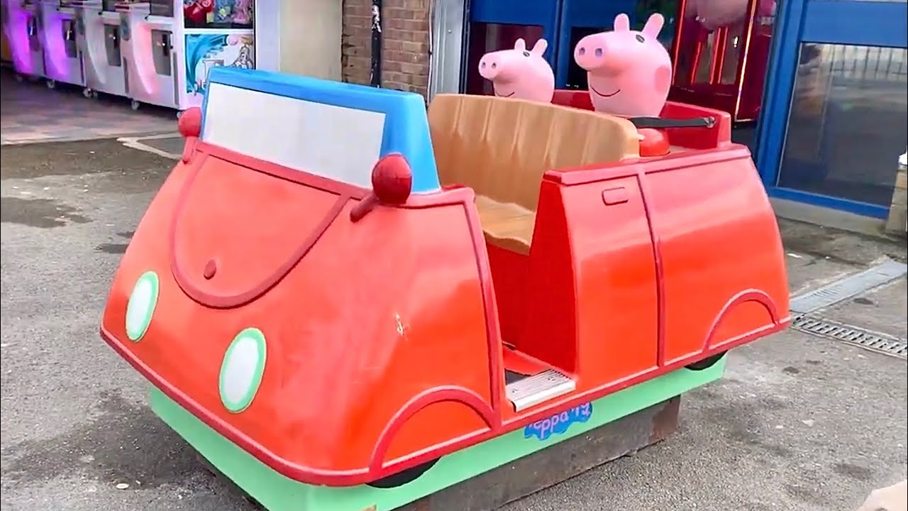 Northern Leisure Peppa Pig Coin Operated Kiddie Ride - YouTube