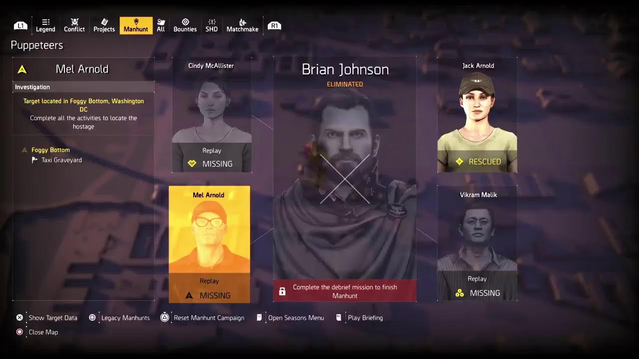 The Division 2 Recruiter Manhunt End Game - YouTube