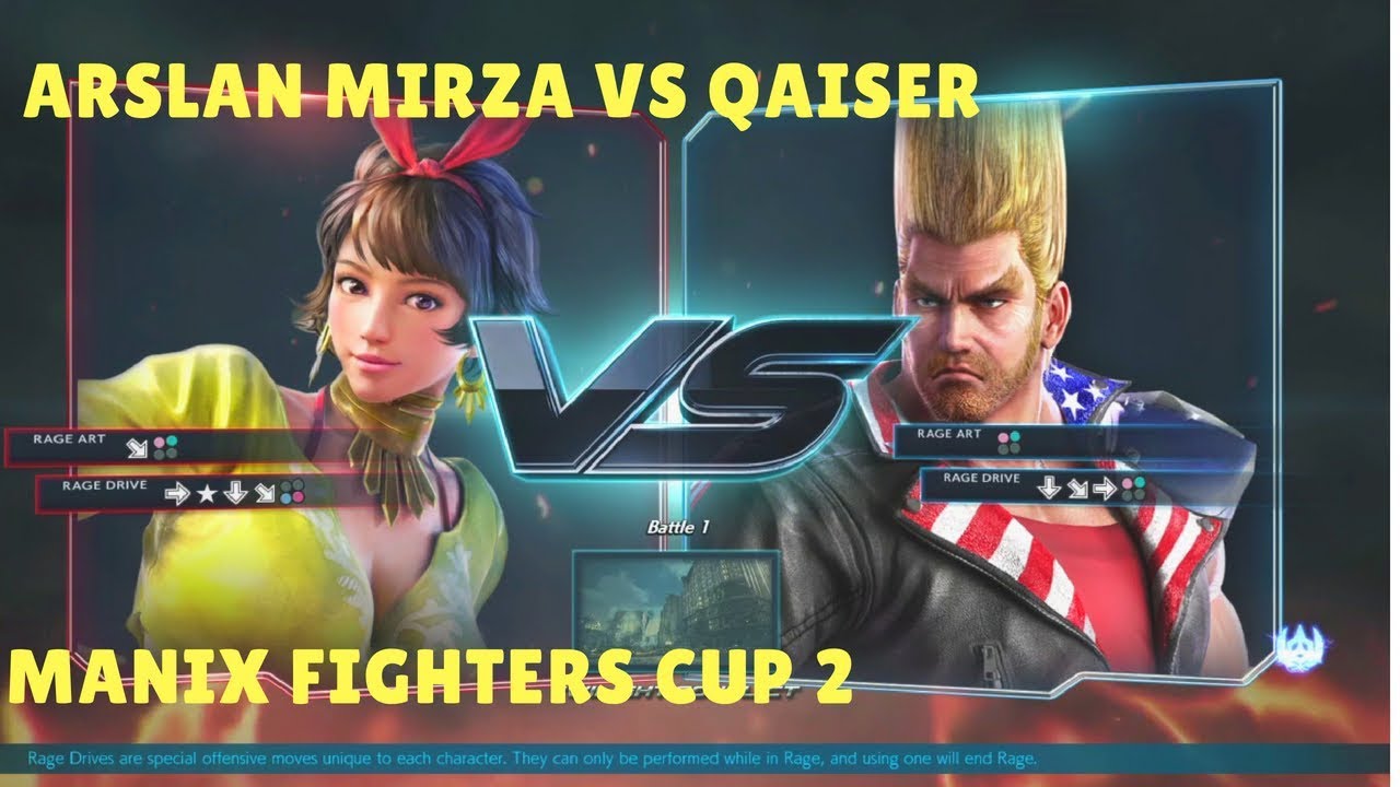 Tekken 7 Arslan Mirza(Josie) vs Qaiser(Paul) ManiaX Fighters cup s2 ...