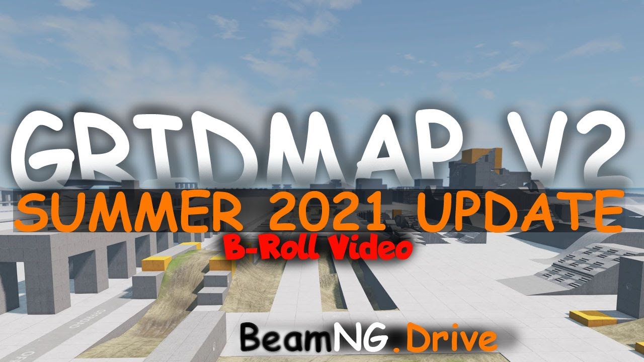 BeamNG.Drive: Gridmap v2! It Look's AMAZING!! - YouTube