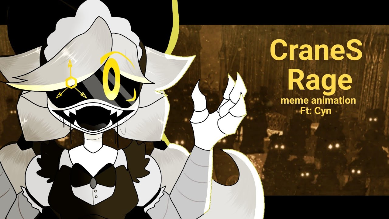 CRANES RAGE meme animation//FlipaClip// Murder Drones Ft:Cyn👾 Ep 5 ...