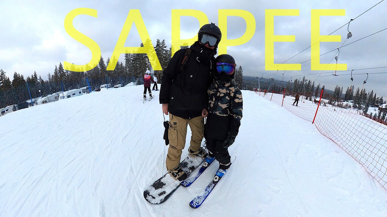 Family skiing trip to Sappee, Finland 2023 - YouTube