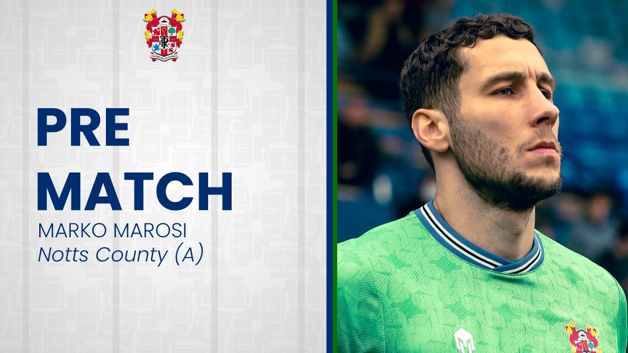 Pre-Match | Marko Marosi ahead of Rovers' trip to Notts County - YouTube