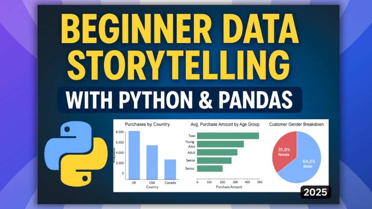 Pt 1: Python Data Storytelling That Actually Makes Sense (Beginner ...