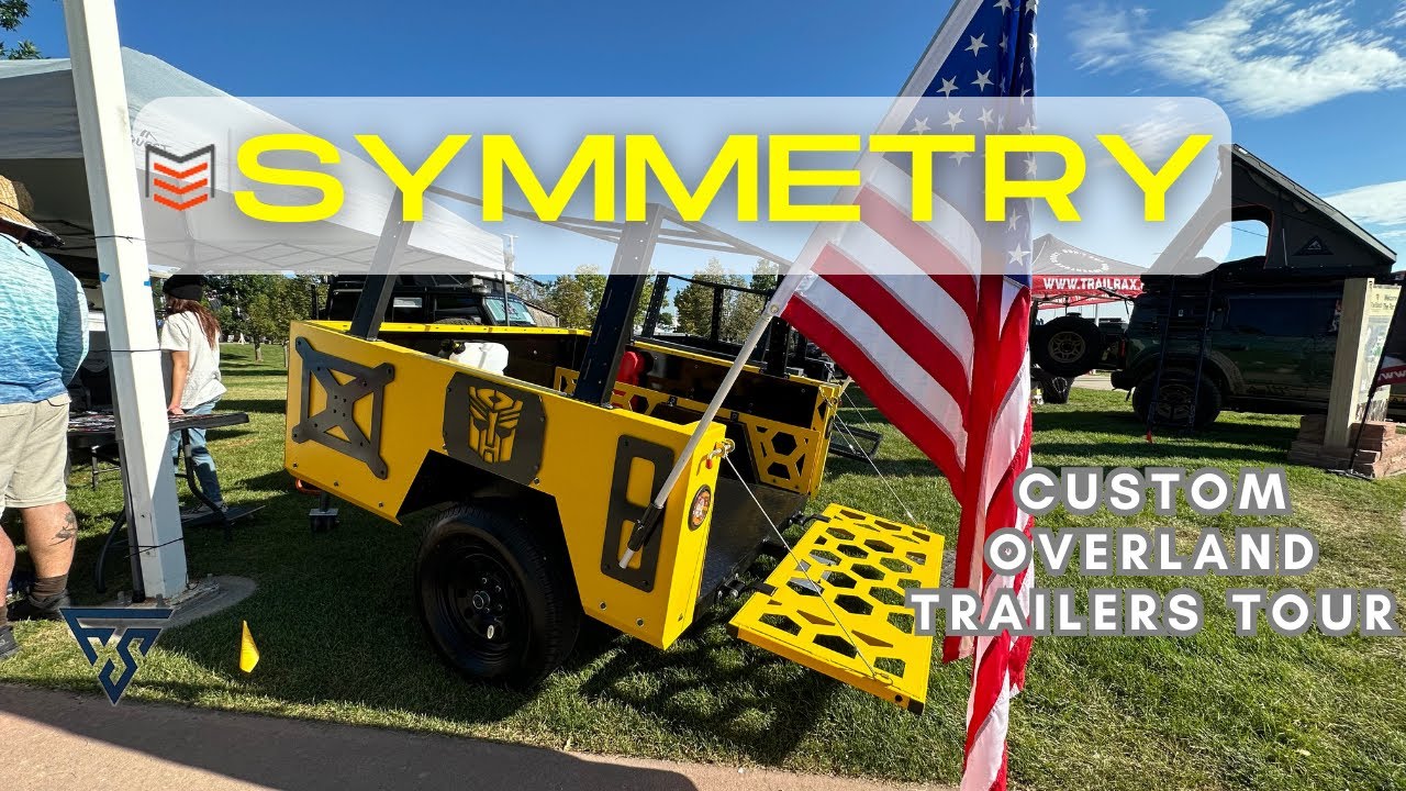 Custom Overland Trailer Tour | Symmetry Trailers at Overland Mountain ...