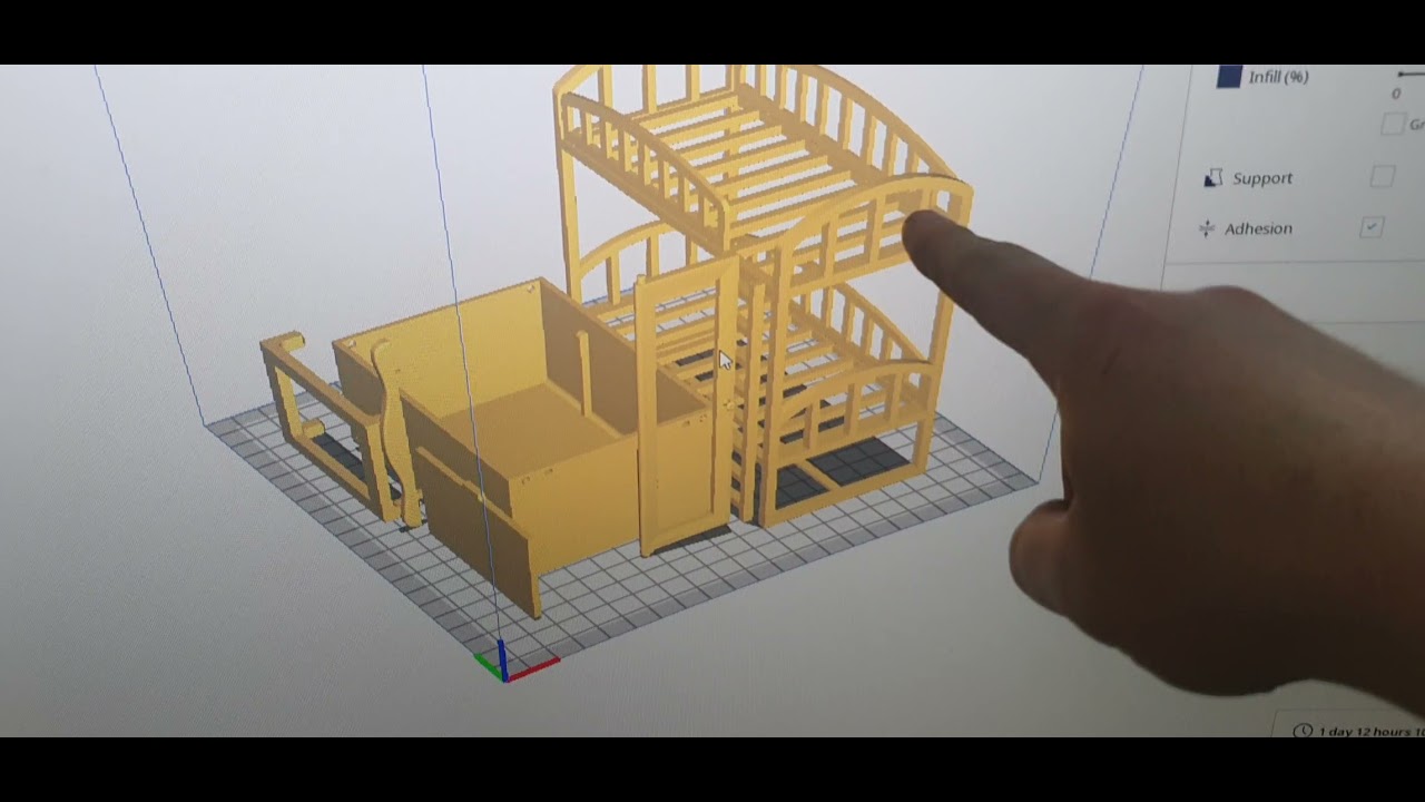 3D printing Barbie play sets - YouTube