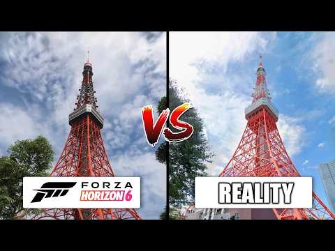 Forza Horizon 6 vs Real Life | Japan Map Comparison | Real Locations!