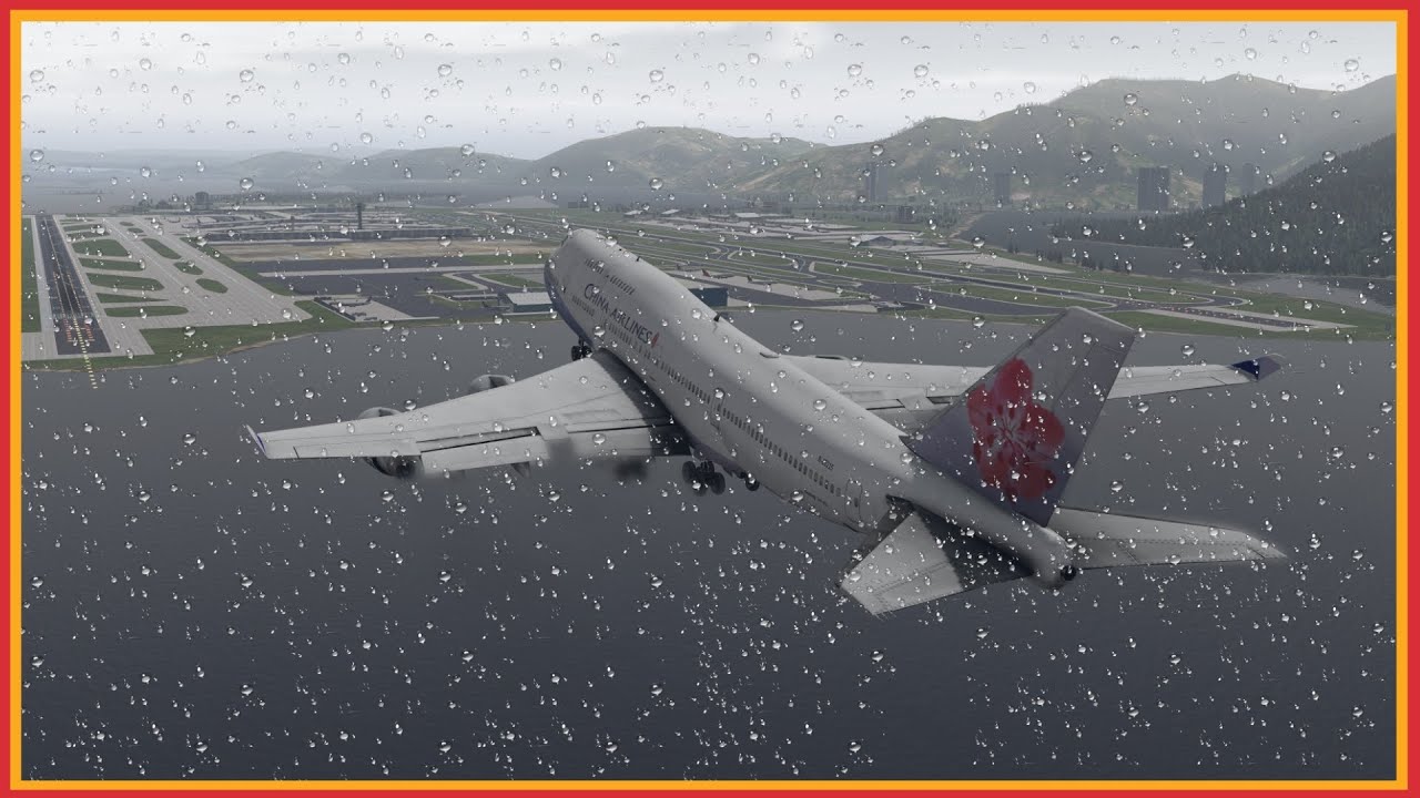 China Airlines Flight 605 | B747 Crash landing in Hong Kong | Into The ...