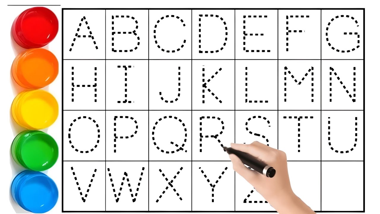 Learn to count, alphabet a to z, One two three, ABC, 1 to 100 counting ...