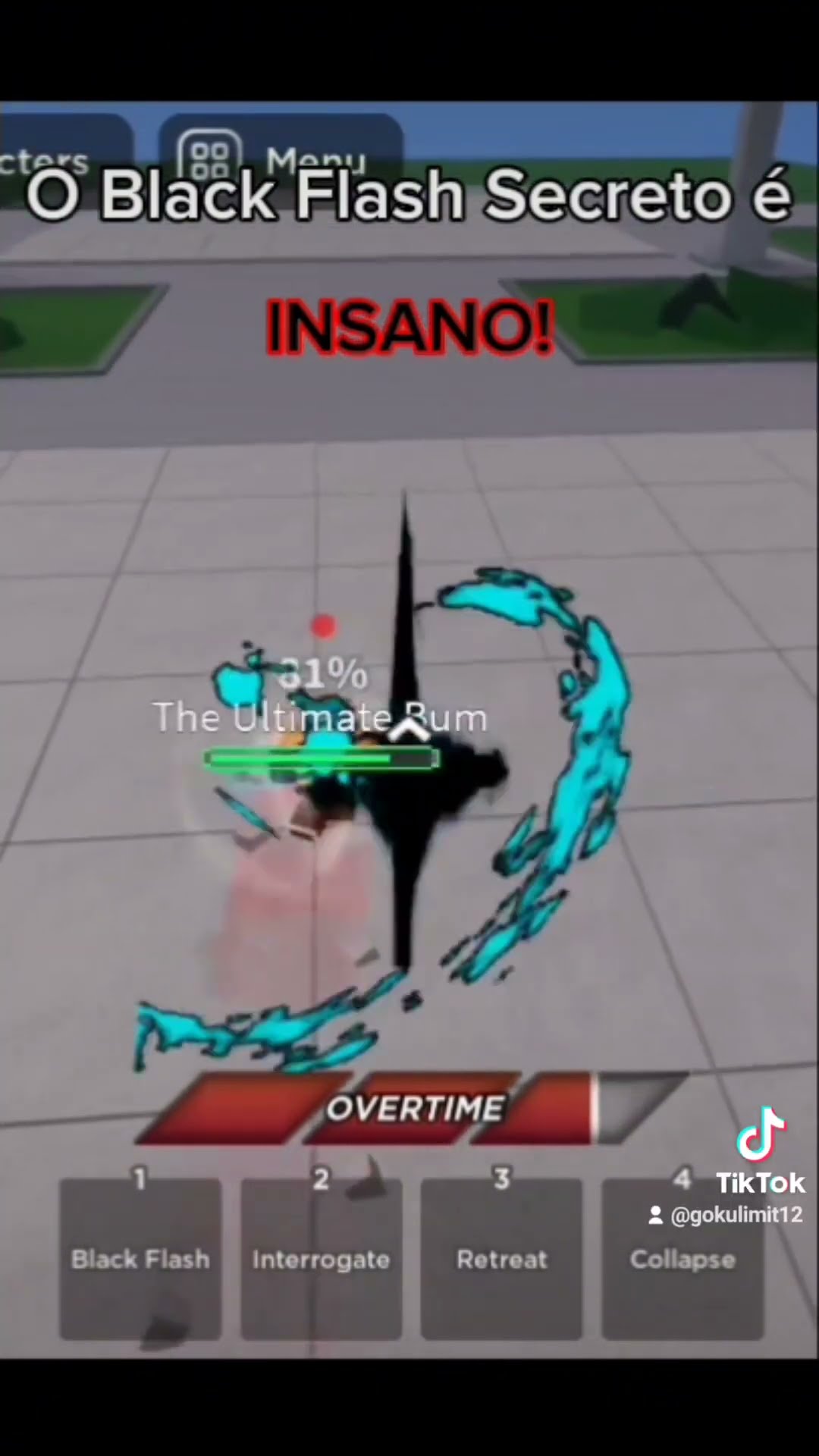 Esse Black Flash é simplesmente INSANO #robloxedit #capcutedit # ...