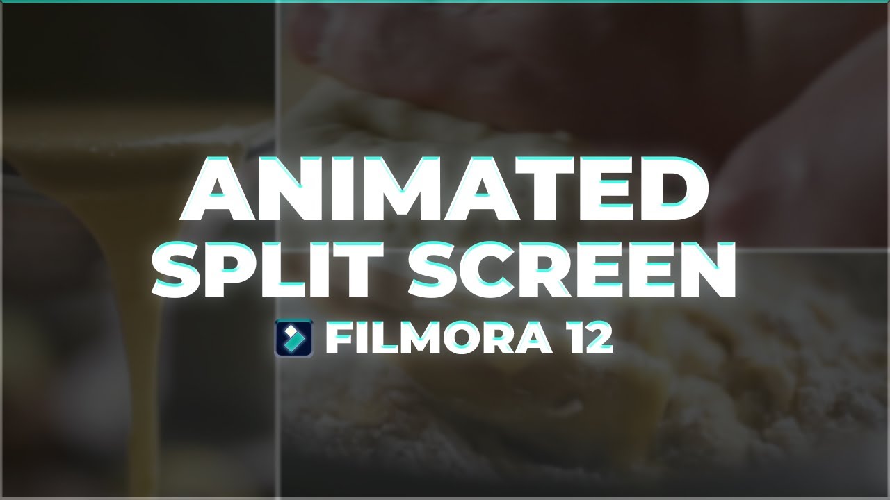 Animated Split Screen Animation On Filmora 12 - YouTube