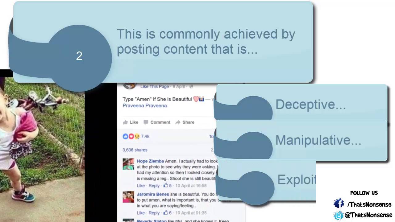 Facebook Like-Farming Scams Explained - YouTube