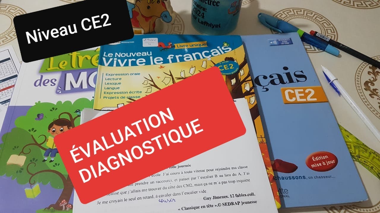 Évaluation diagnostique niveau CE2, correction et explication - YouTube