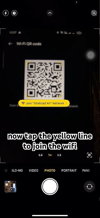 How to scan Wifi QR code on Iphone #shorts #iphone #wifi - YouTube