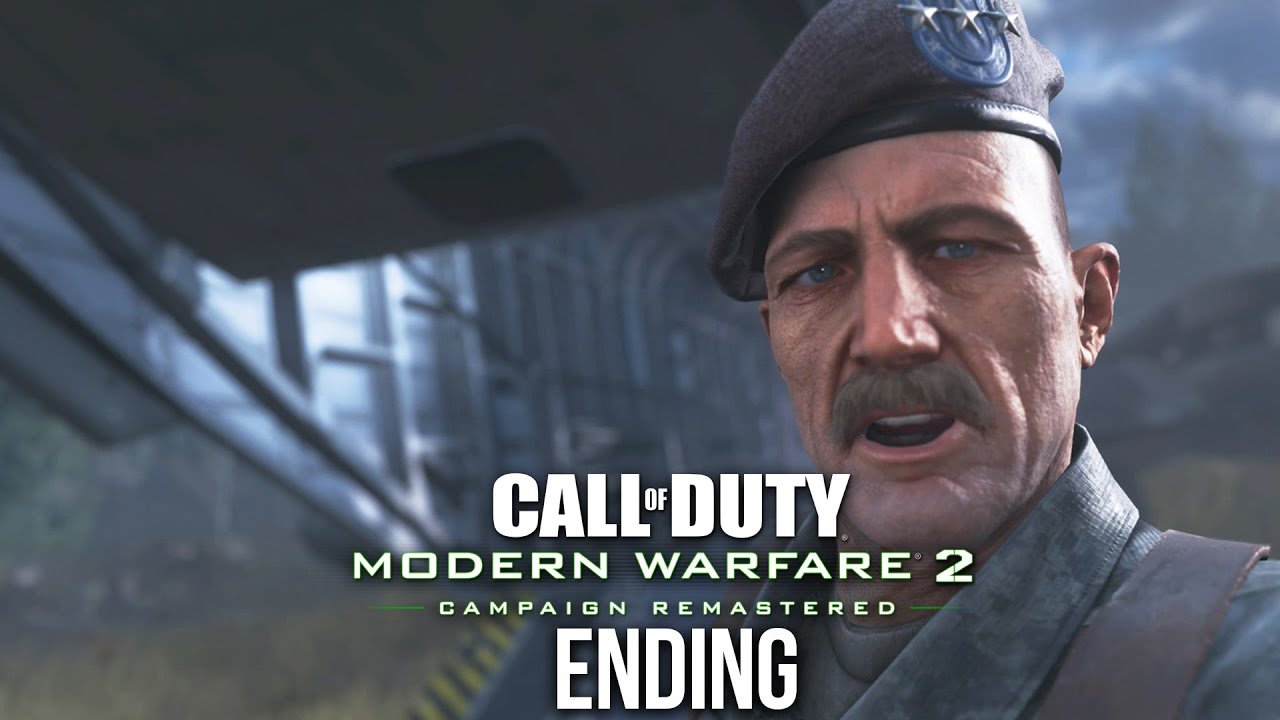 CALL OF DUTY MODERN WARFARE 2 REMASTERED ENDING Gameplay Walkthrough ...