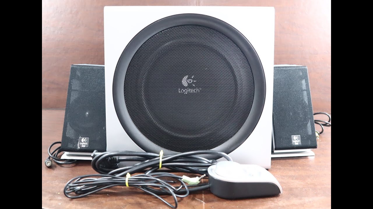 Logitech Z-2300 2.1-channel Computer Speaker & Subwoofer - YouTube