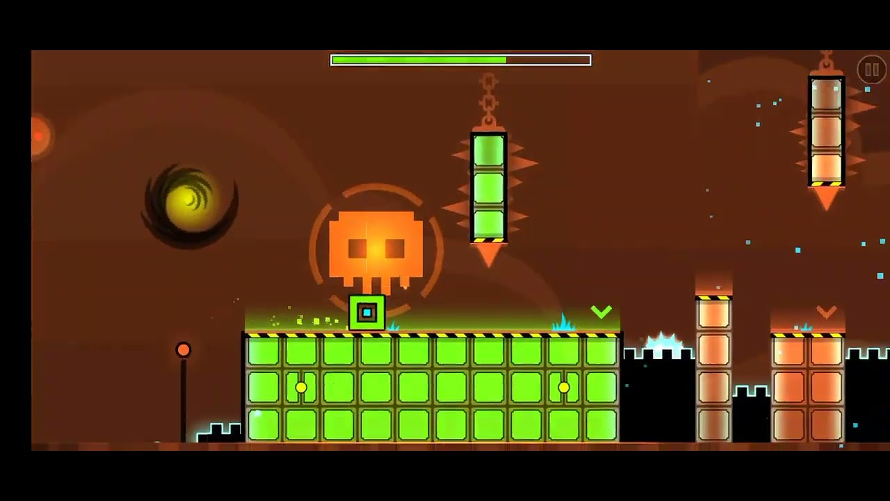 geometry Dash resurrection | Nuclear | level 16 game play - YouTube