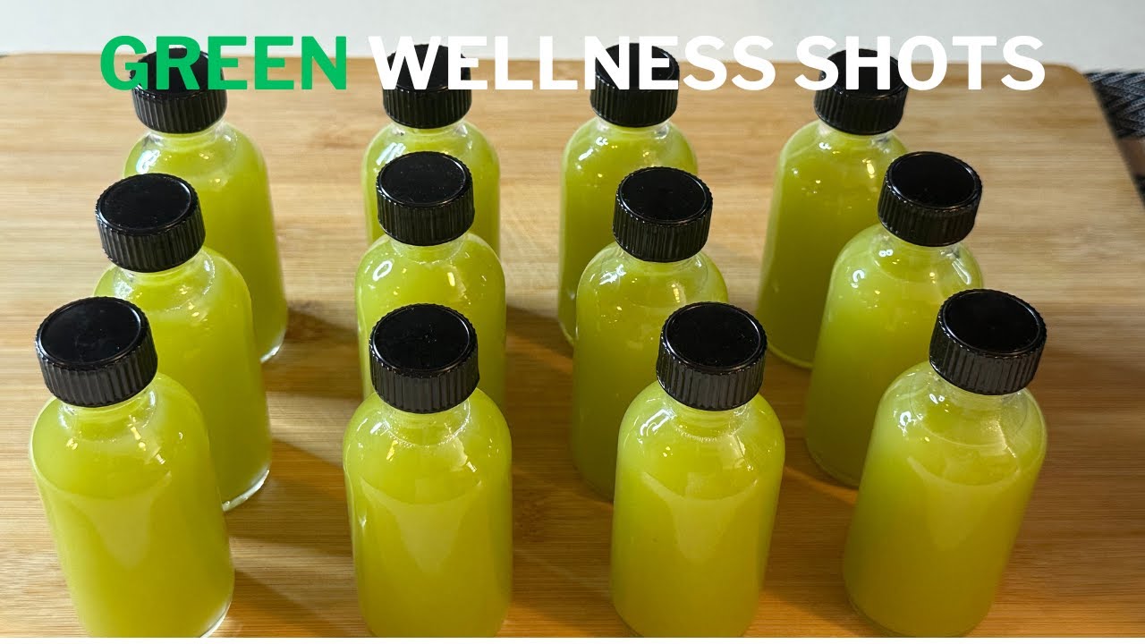 Green Wellness Shots | Anti-Inflammatory Juice for Immunity, Gut Health ...