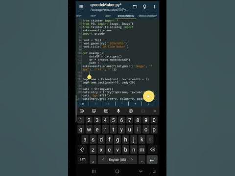 Make a QRCode using Python (part-2)🔥python gui - YouTube