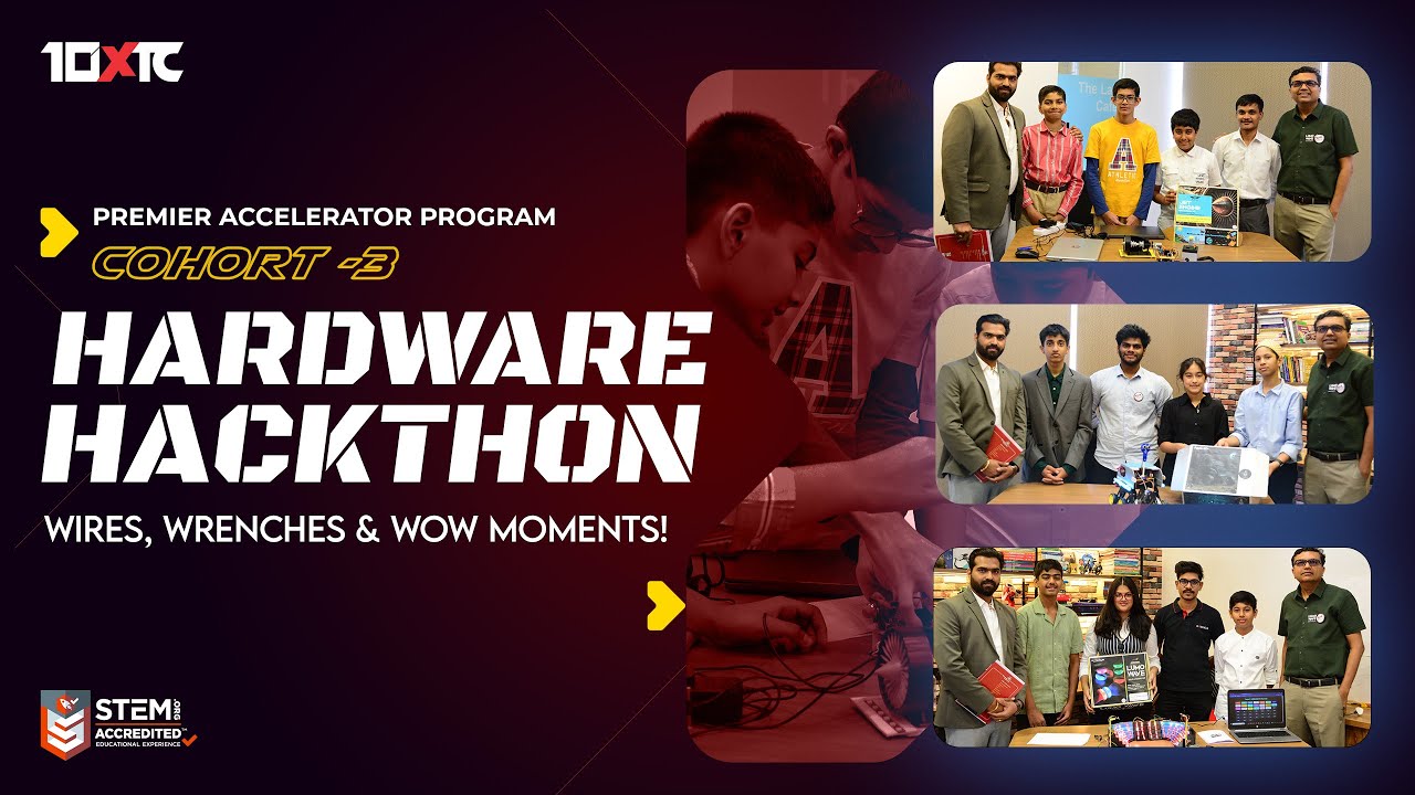 Hardware Hackathon | 10xTechClub Premier Accelerator Program 🌈 | Stage 1 - Cohort 3 🏆 - YouTube