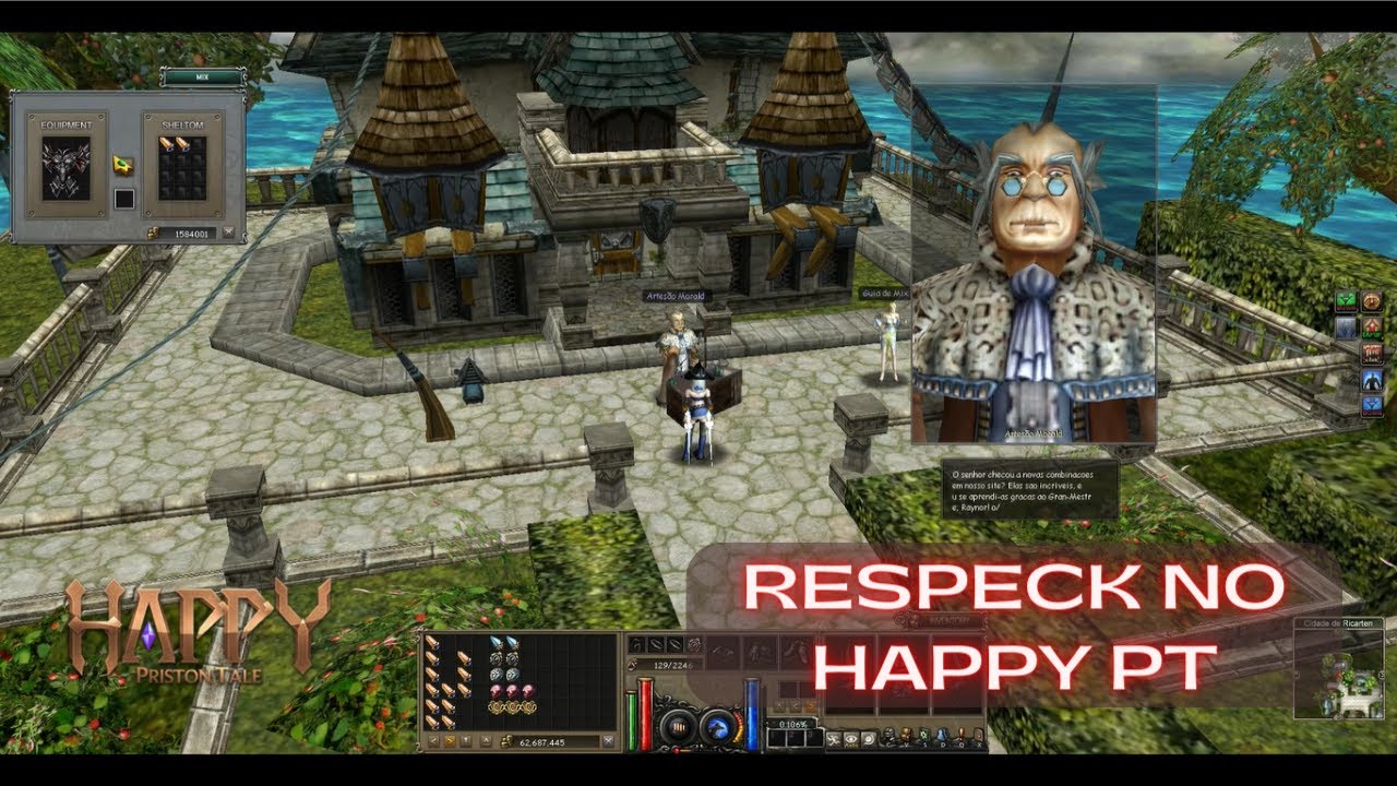 Respeck de itens no Happy Priston Tale - YouTube