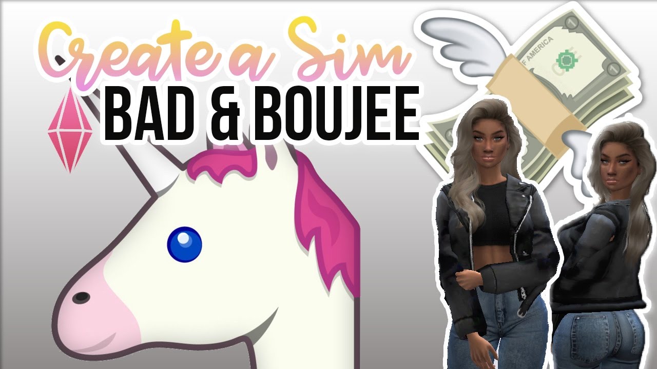 The Sims 4: Create A Sim - Bad & Boujee👅💦 - YouTube
