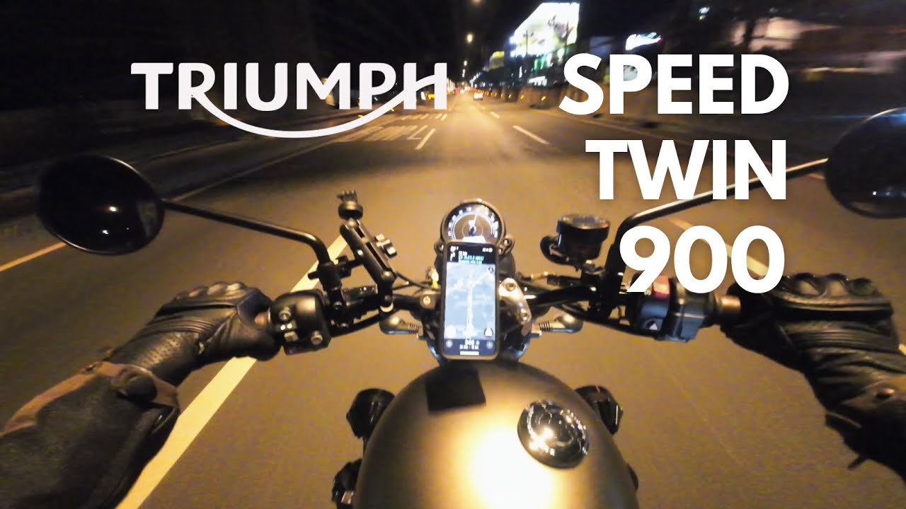 Highway Ride - Triumph Speed Twin 900 - YouTube