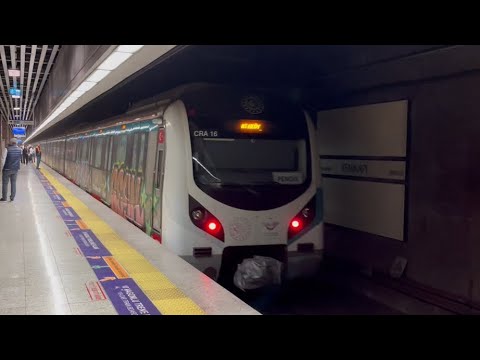 FROM EUROPE TO ASIA BY COMMUTER TRAIN! Riding the busy Marmaray from Yenikapı to Feneryolu
