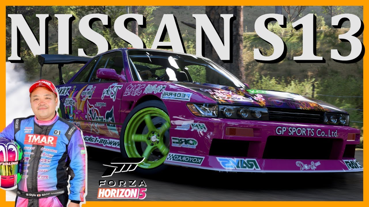 Forza Horizon 5 Naoki Nakamura Nissan S13 Replica Drift Build/ Tune ...