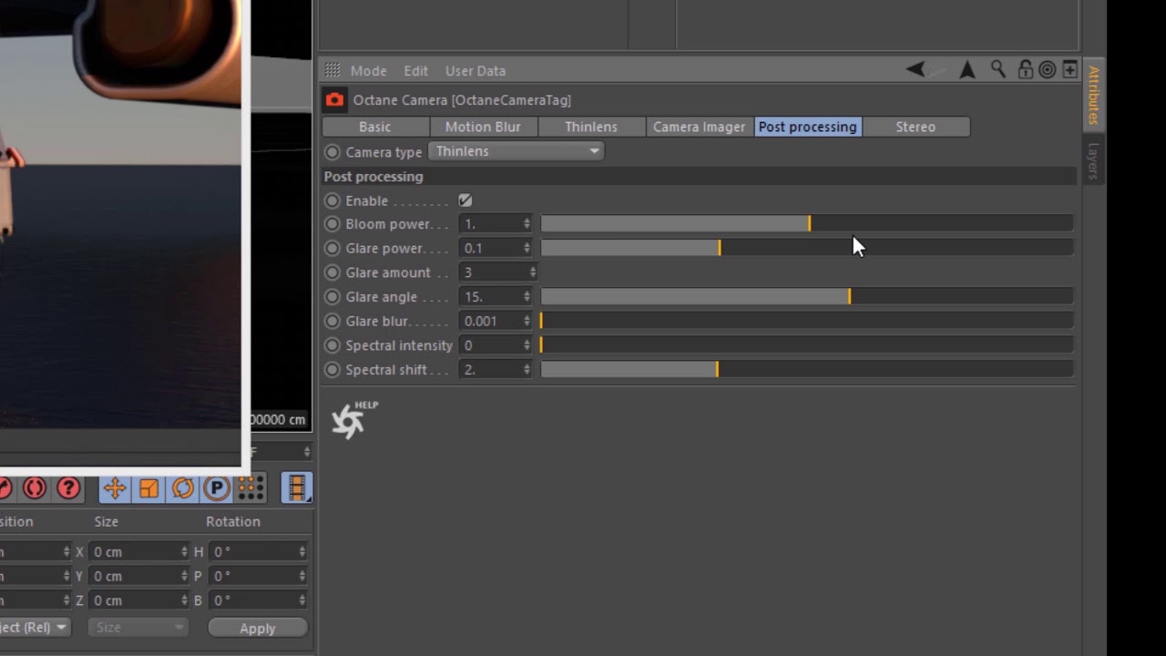 OctaneRender For Cinema 4D Lesson 9.4: Octane Post Process Effects ...