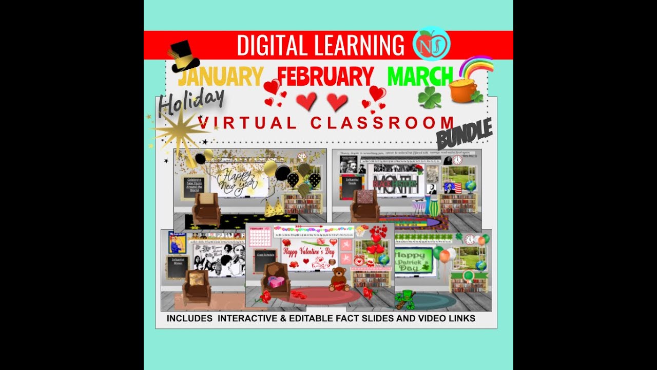 2023 January February March Holiday BUNDLE | FACTS slides | Influential ...