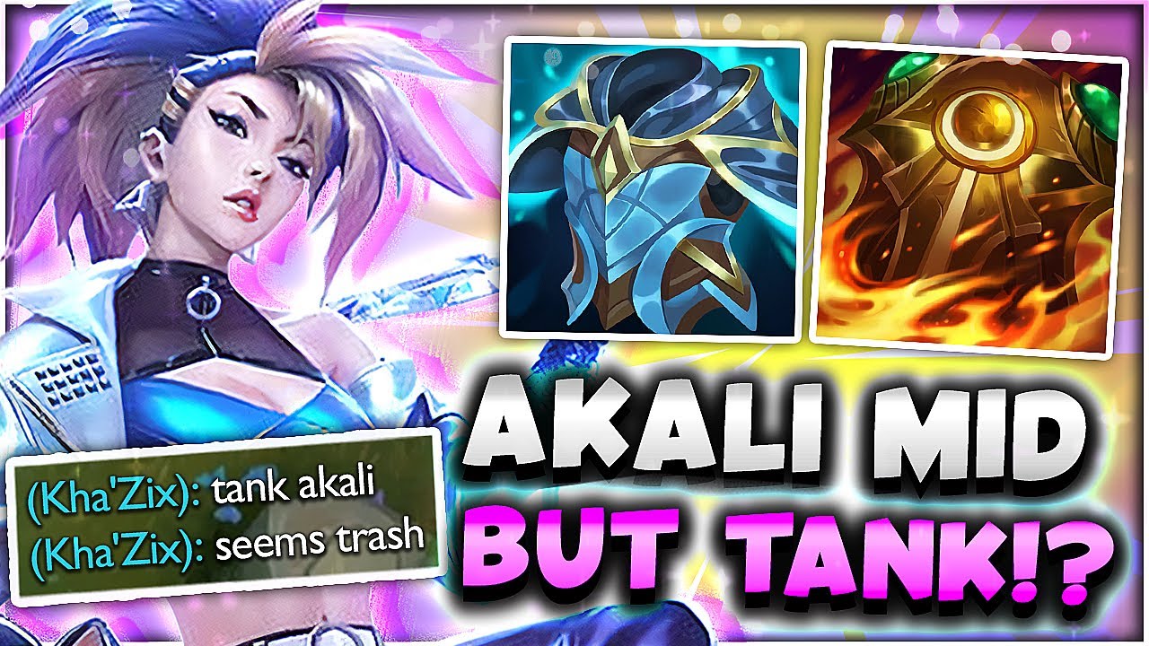 Akali Mid but FULL TANK!? (INSANE) 😏 | Voyboy - YouTube