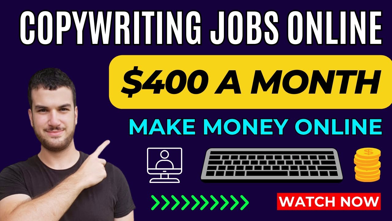 Make Money Online With Copywriting Jobs - Remote Jobs From Home - YouTube