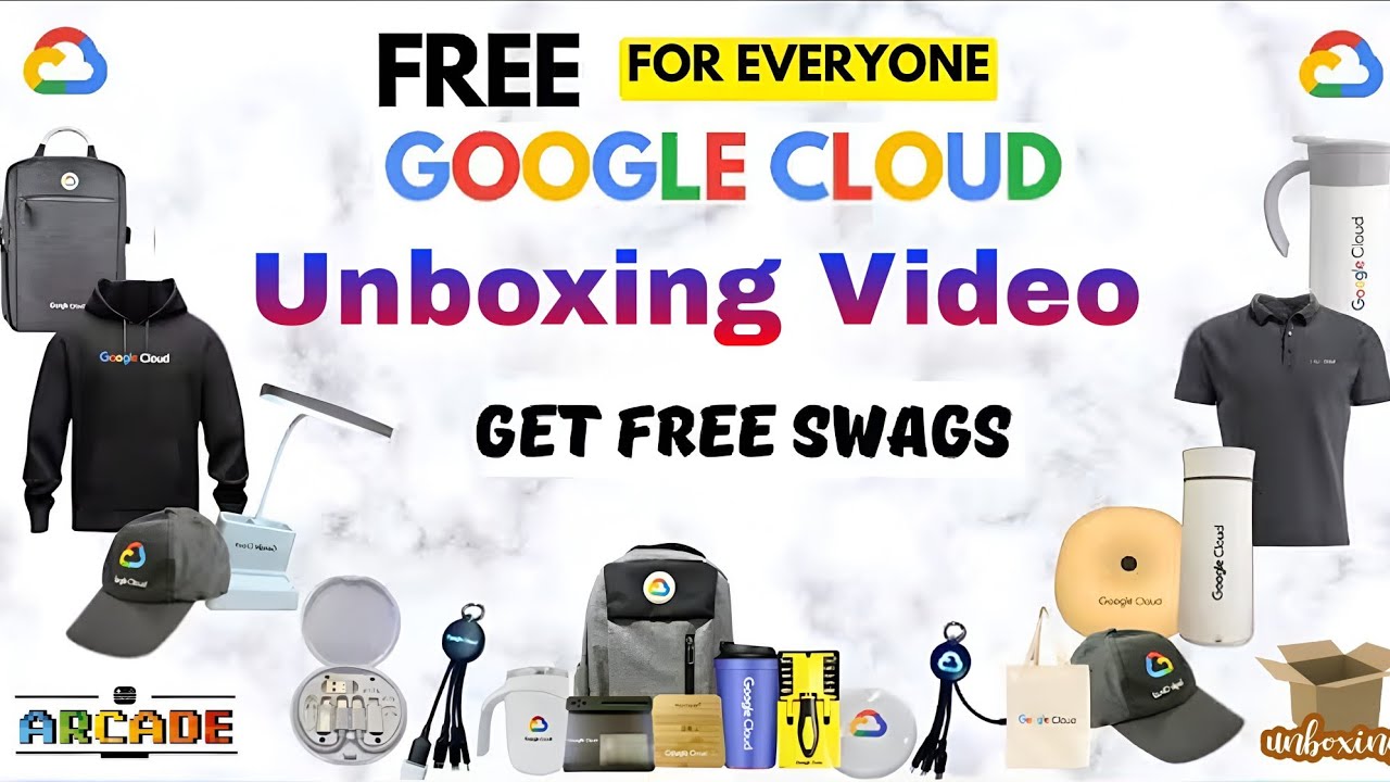 Unboxing My Google Cloud Arcade Goodies 🎮 | Arcade Trooper Achievement ...