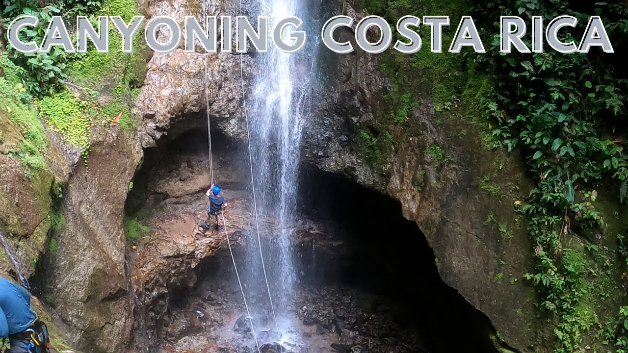 Waterfall Repelling in Costa Rica - YouTube