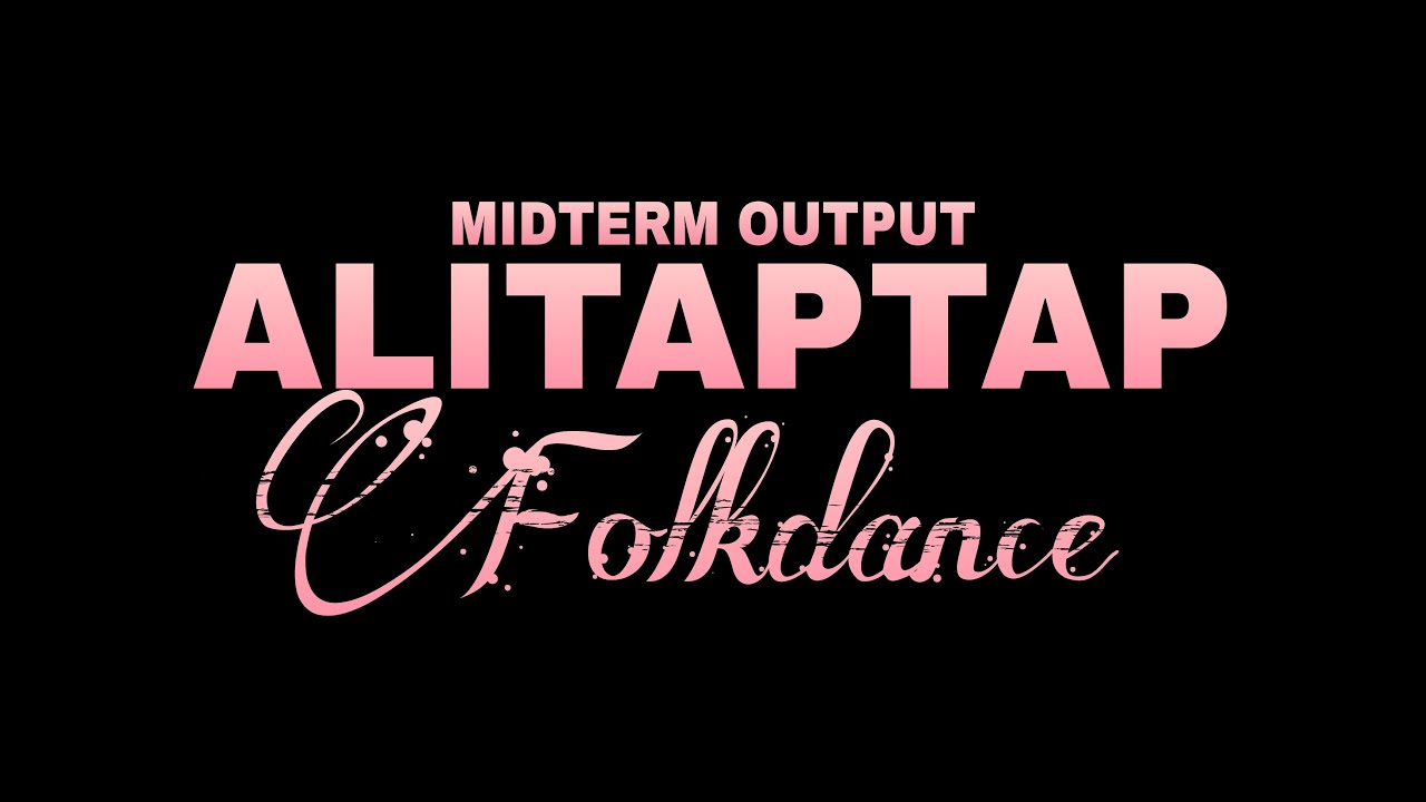 Alitaptap Folk Dance - YouTube