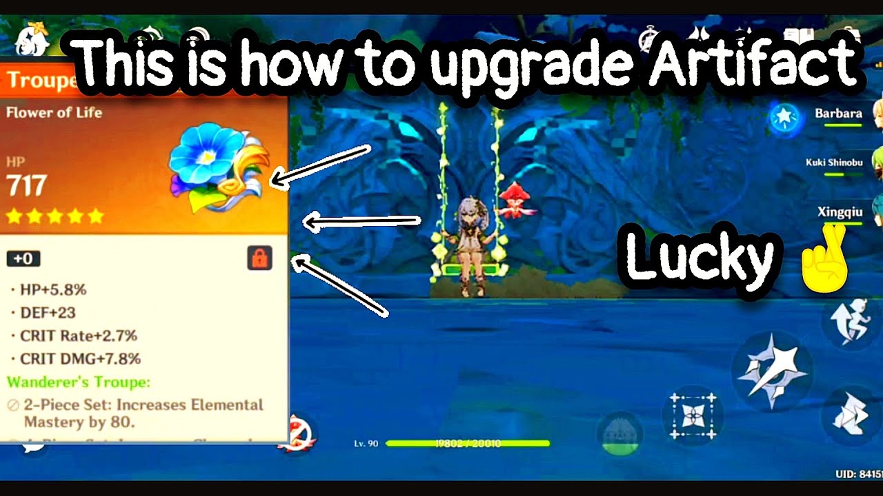 Correct Way to Upgrade Artifact in Genshin Impact 💯🤞🤞 - YouTube