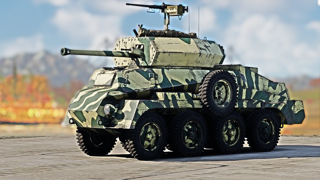 Britains Answer To Sd. Kfz. 234 || SARC MkVI (6pdr) in War Thunder ...